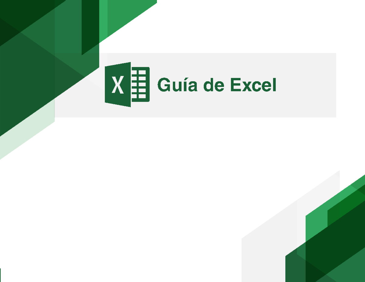 Manual Basico Excel - Guía de Excel Ventana de Excel Hoja de cálculo ...
