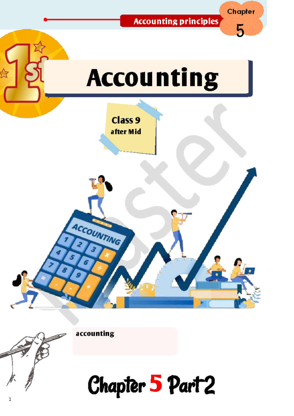 Accounting section ch5 - Accounting principles 5 Accounting Chapter 5 ...