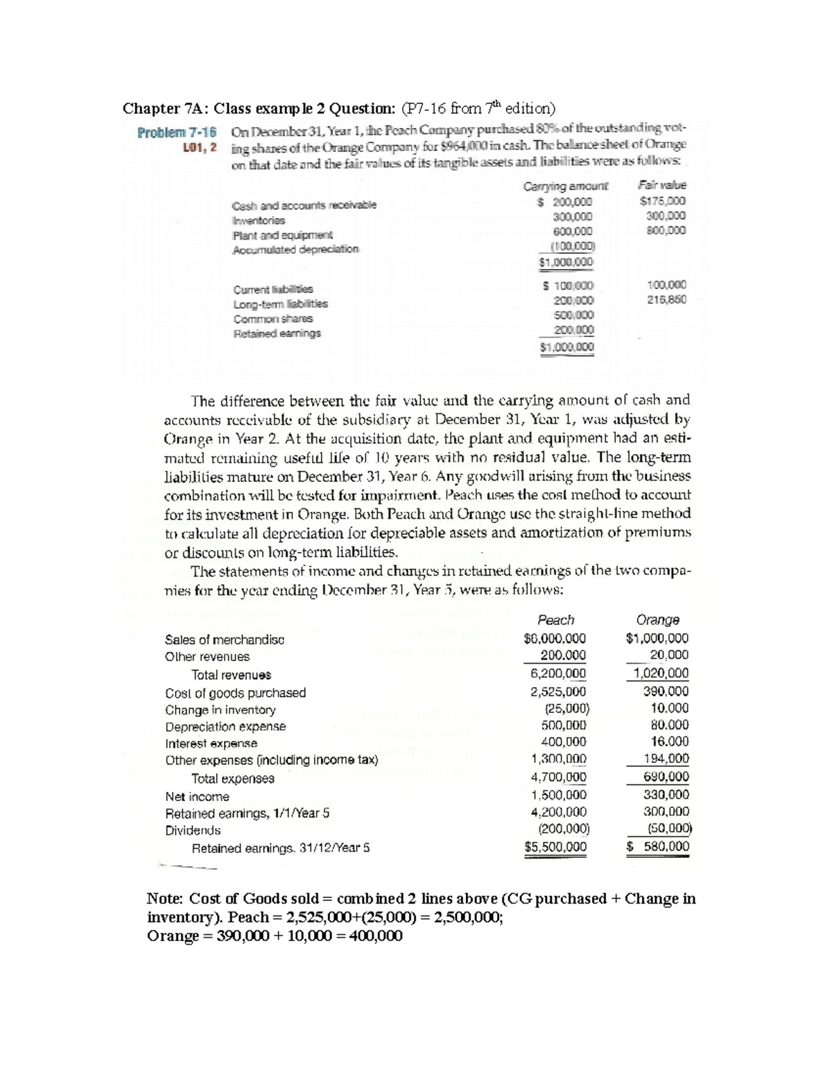 Chp 7 Class example 2 Q and template solution - Chapter 7A: Class ...