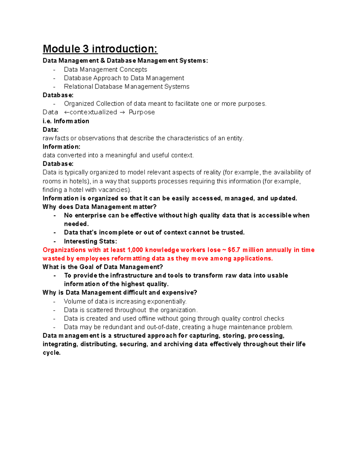Module 3 introduction - Umar Ruhi - Module 3 introduction: Data ...
