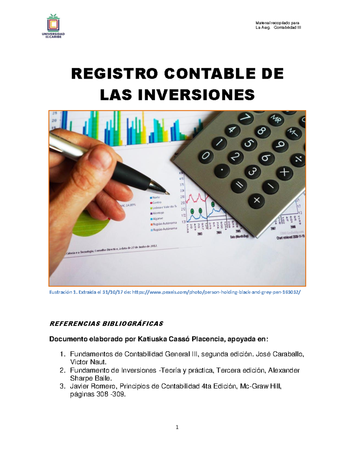 Unidad 1. Recurso 2. El Registro Contable de las Inversiones - La Asig ...
