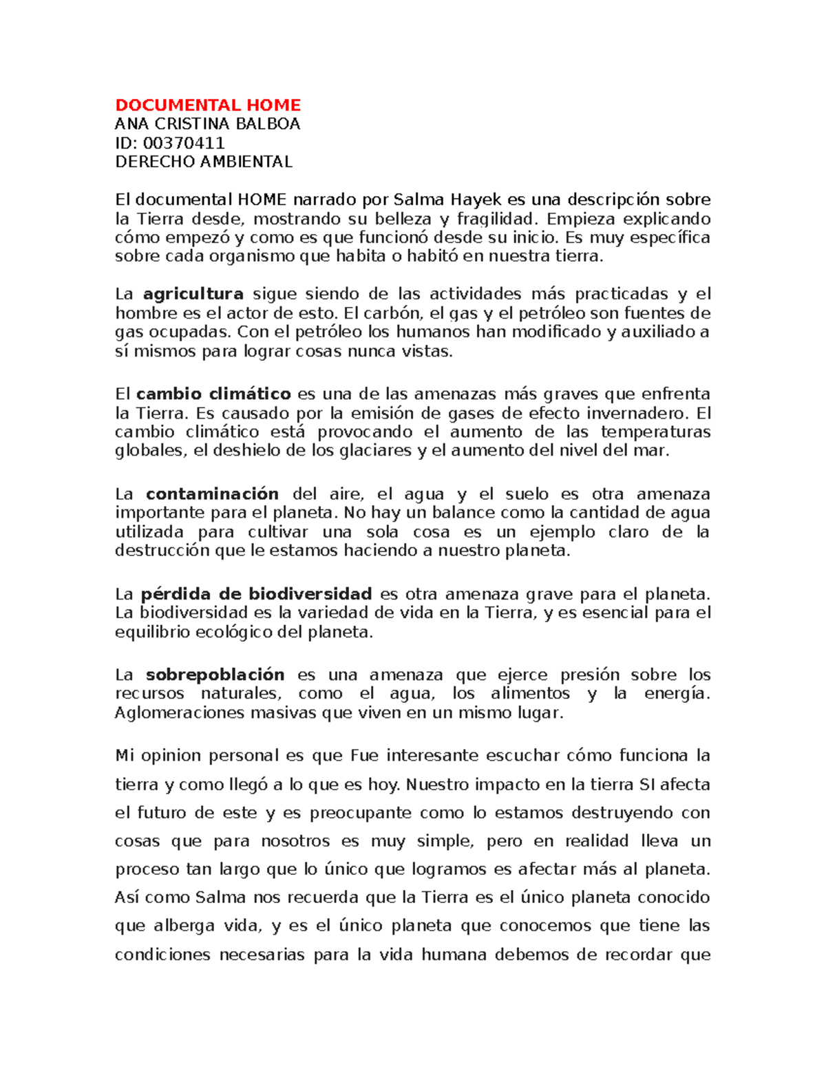 Documental HOME - Empieza explicando cómo empezó y como es que funcionó ...