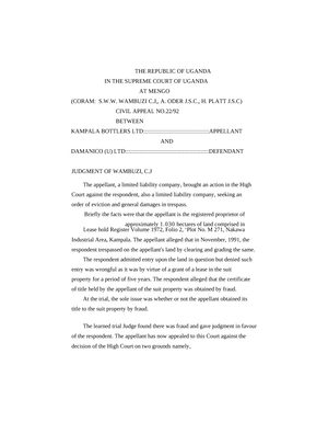 WSD Civil CASE Group - SAMPLE OF A WRITTEN STATEMENT OF DEFENCE - THE ...