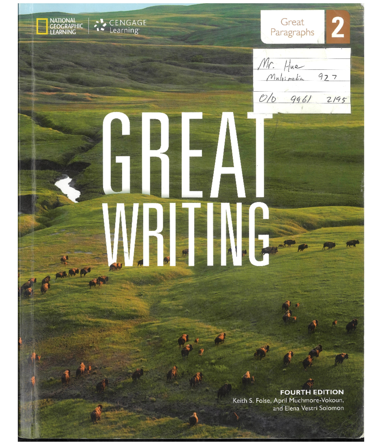 Great Writing 2 Sample Paragraphs - Study of Nationalism - StuDocu