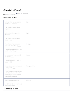 General Chemistry Exam 1 Flashcards - General Chemistry Exam 1 8 ...