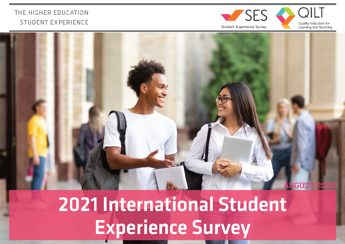 2021 ses international report - 2021 International Student Experience ...