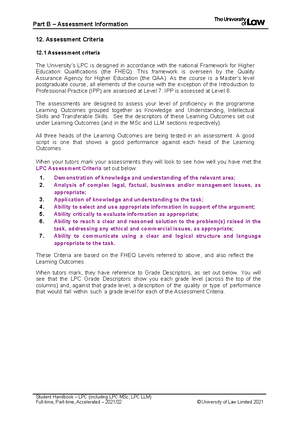 employment law specimen assessment LPC - Employment Law and Practice ...