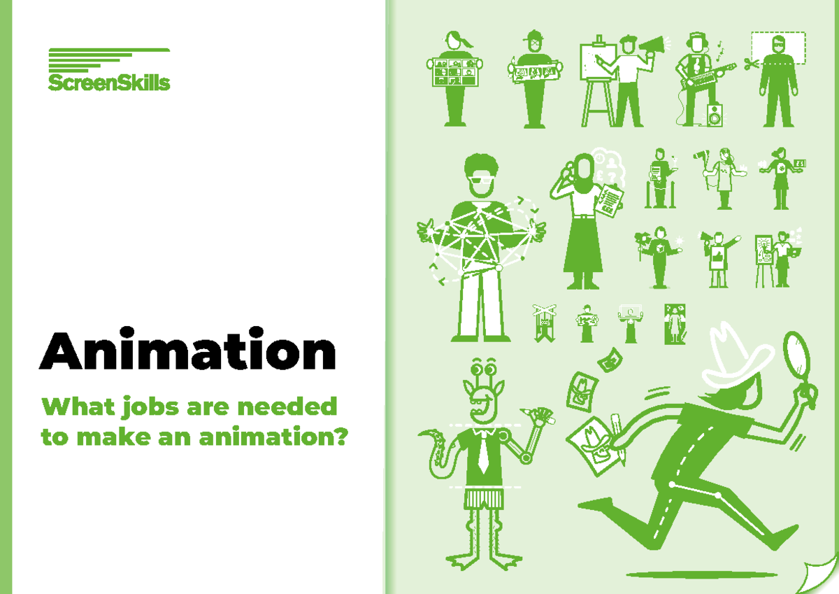 0110 - 34WTYGERH REGY EE EGHED R YH - Animation What jobs are needed to ...
