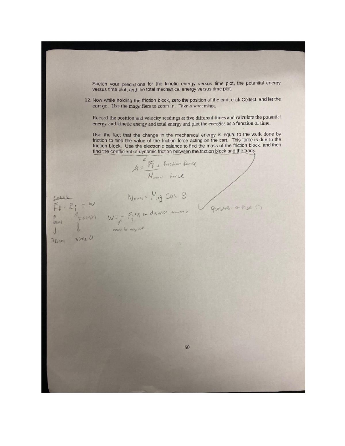 Lab report 6 Physics 110 - PHYS 110 - Studocu