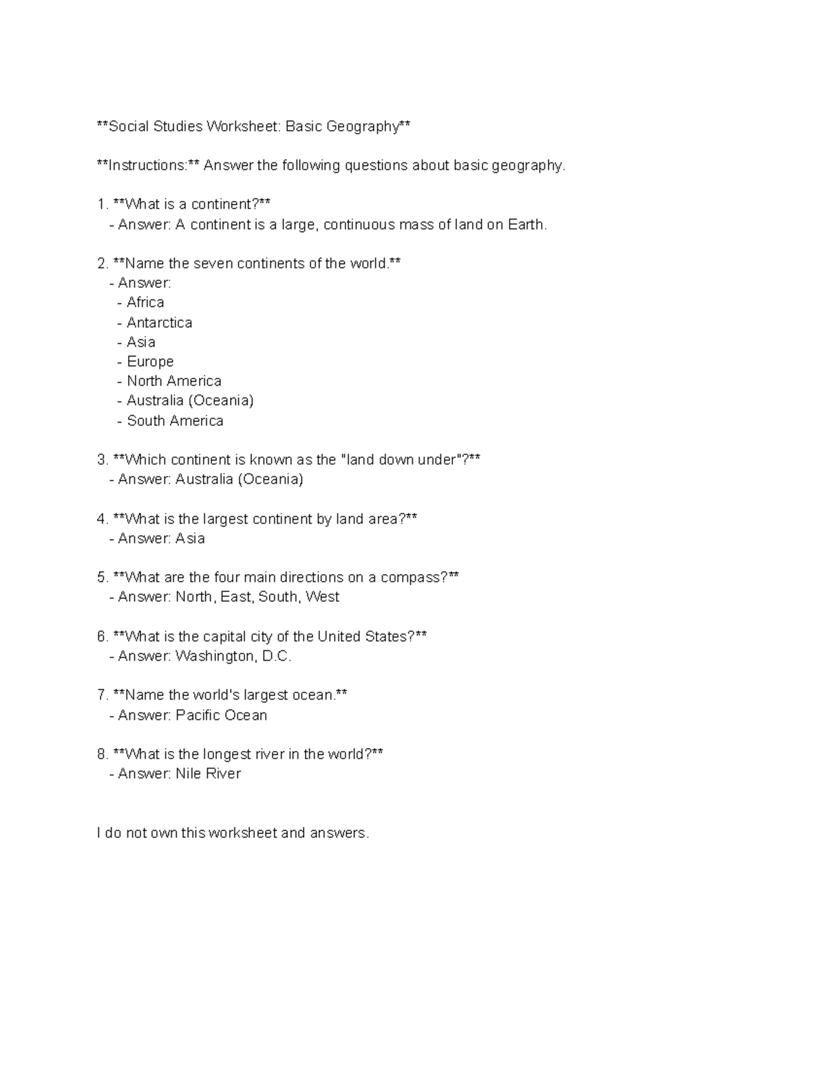 Social Studies - mjkljljjhigiyou - Social Studies Worksheet: Basic ...