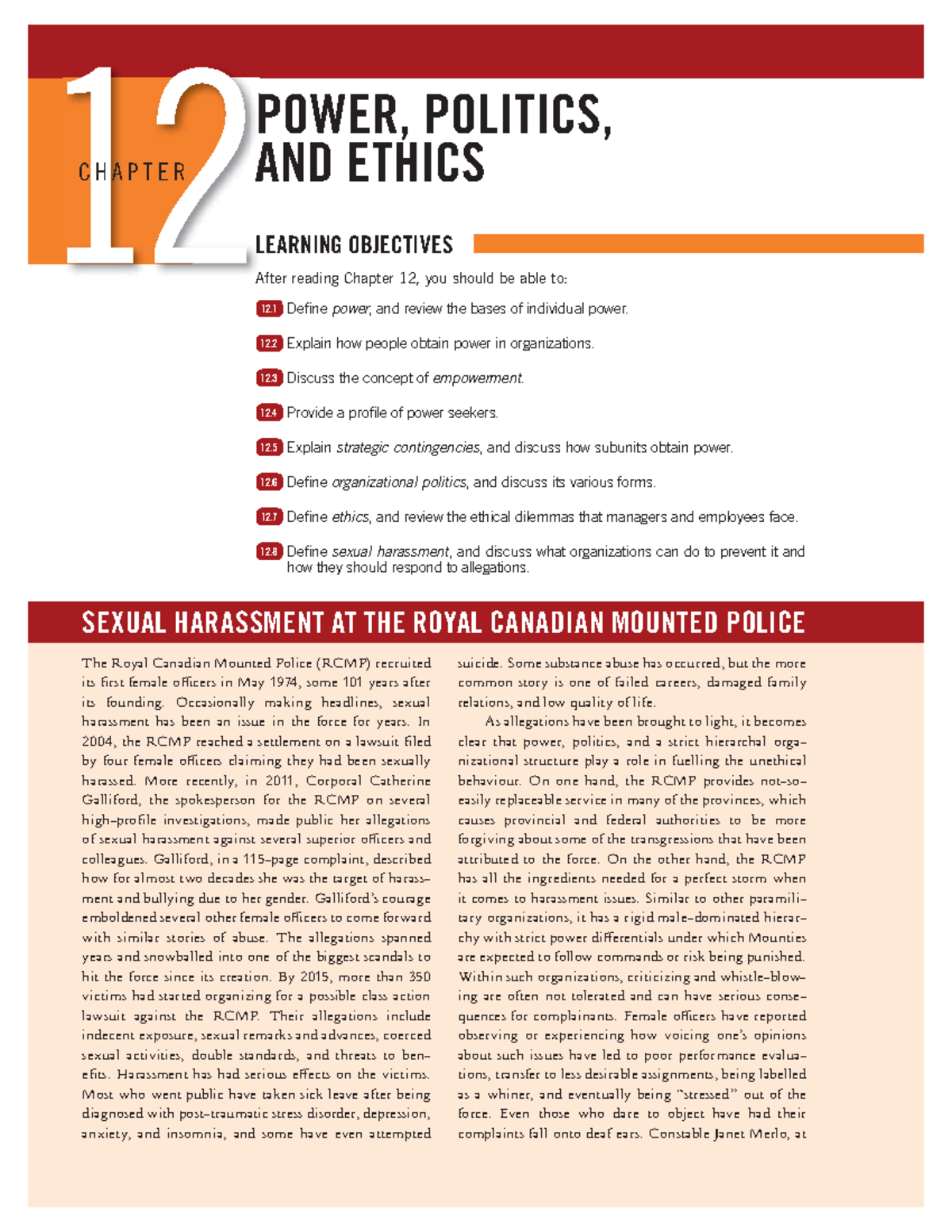 Chap12-13 - Chap 12-13 - The Royal Canadian Mounted Police (RCMP ...