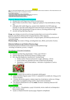 Pharm Module 2 – Drug misuse and Addiction - PHARM Module 2 – Drug ...