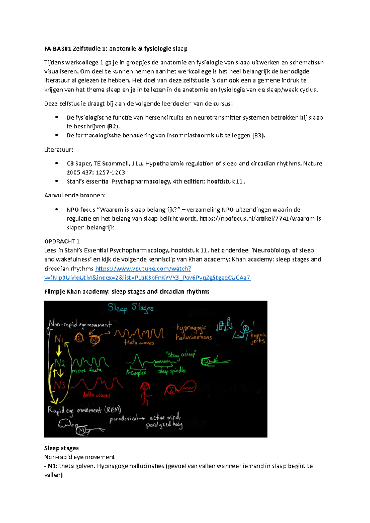 Zelfstudie 1 - mmmmm - FA-BA301 Zelfstudie 1: anatomie & fysiologie ...