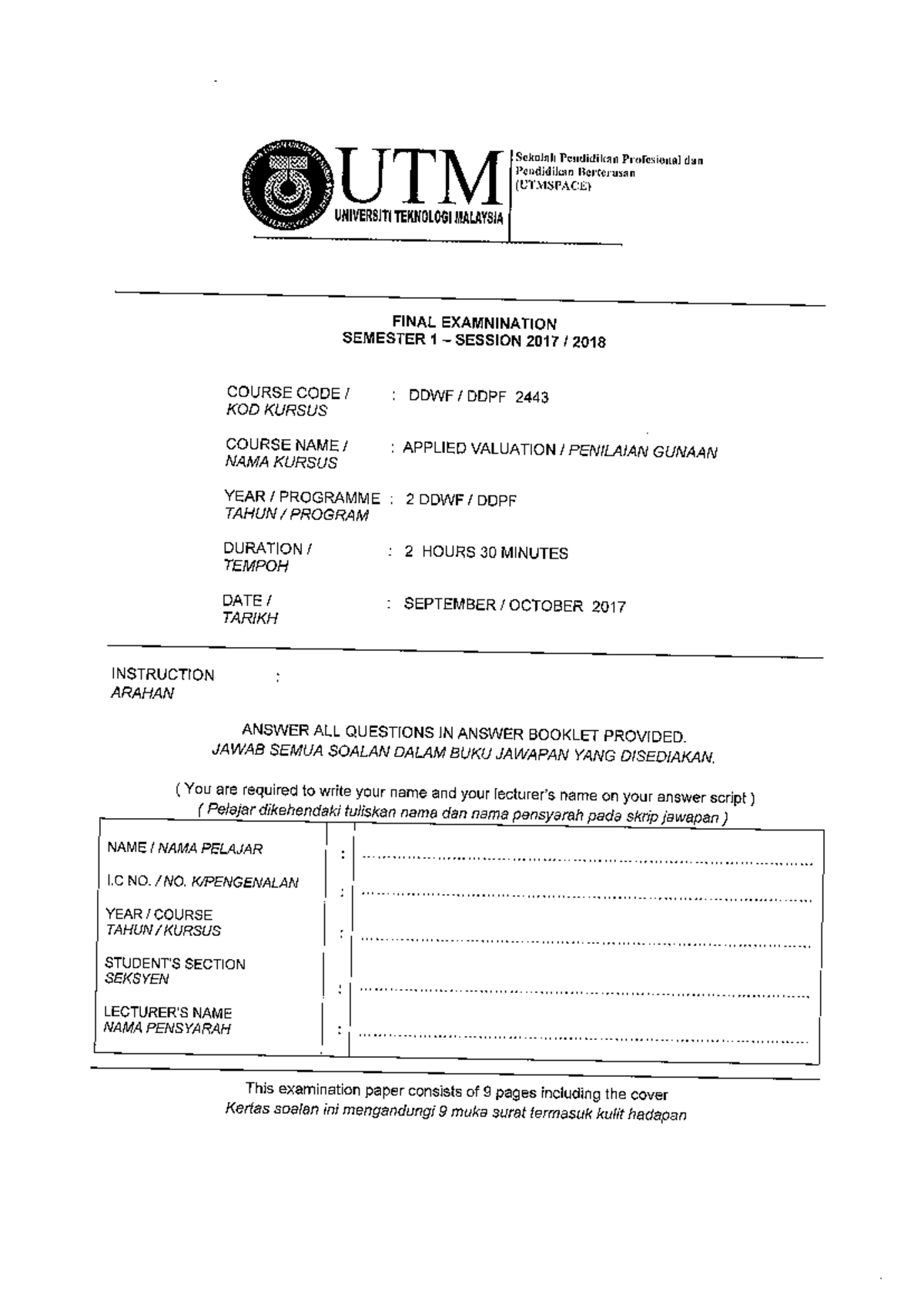 Full Text - notes - Property Management - Studocu