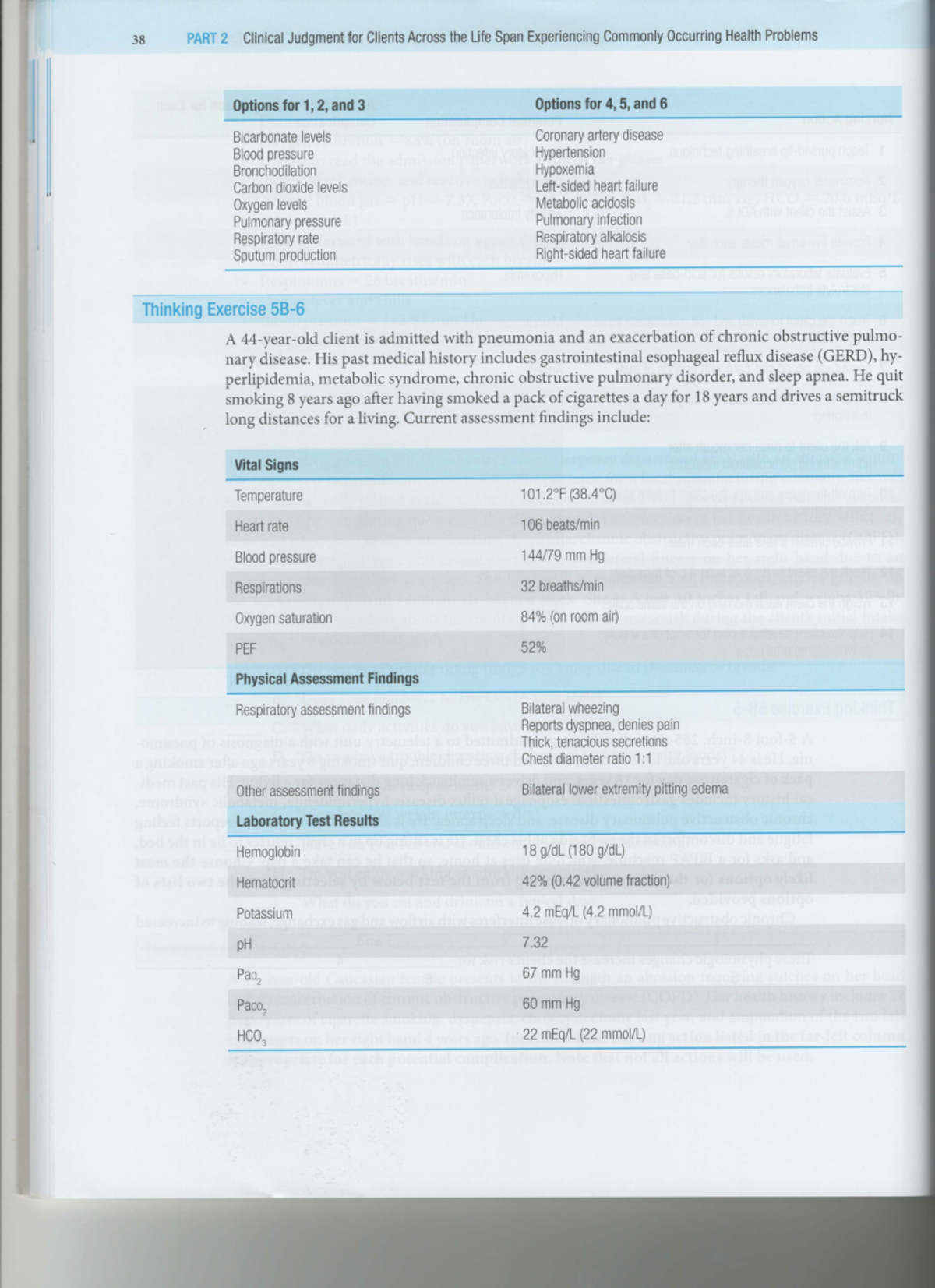 Clinical Judgement COPD 43 - HHS 4200 - Studocu