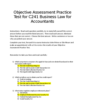 C241 Sample Test Questions - The questions on the actual C241 pre ...