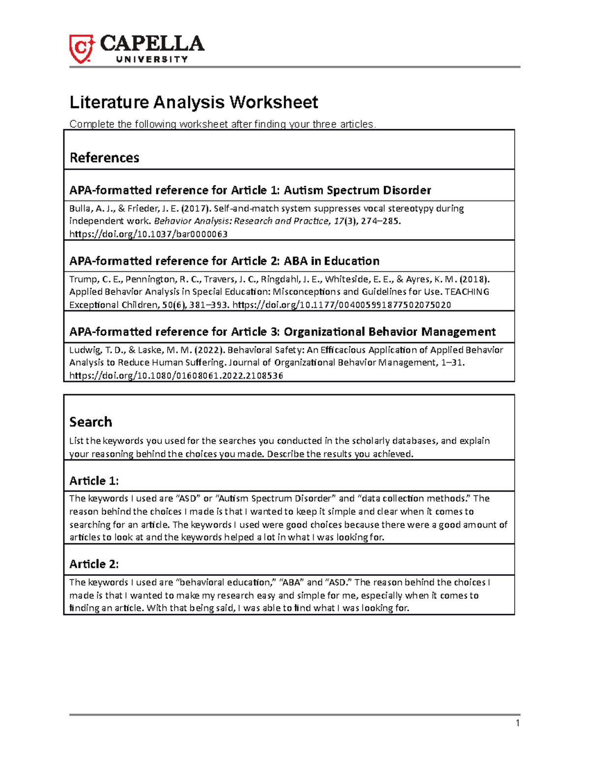 Literature Analysis Worksheet - Camille Omnes - Literature Analysis ...