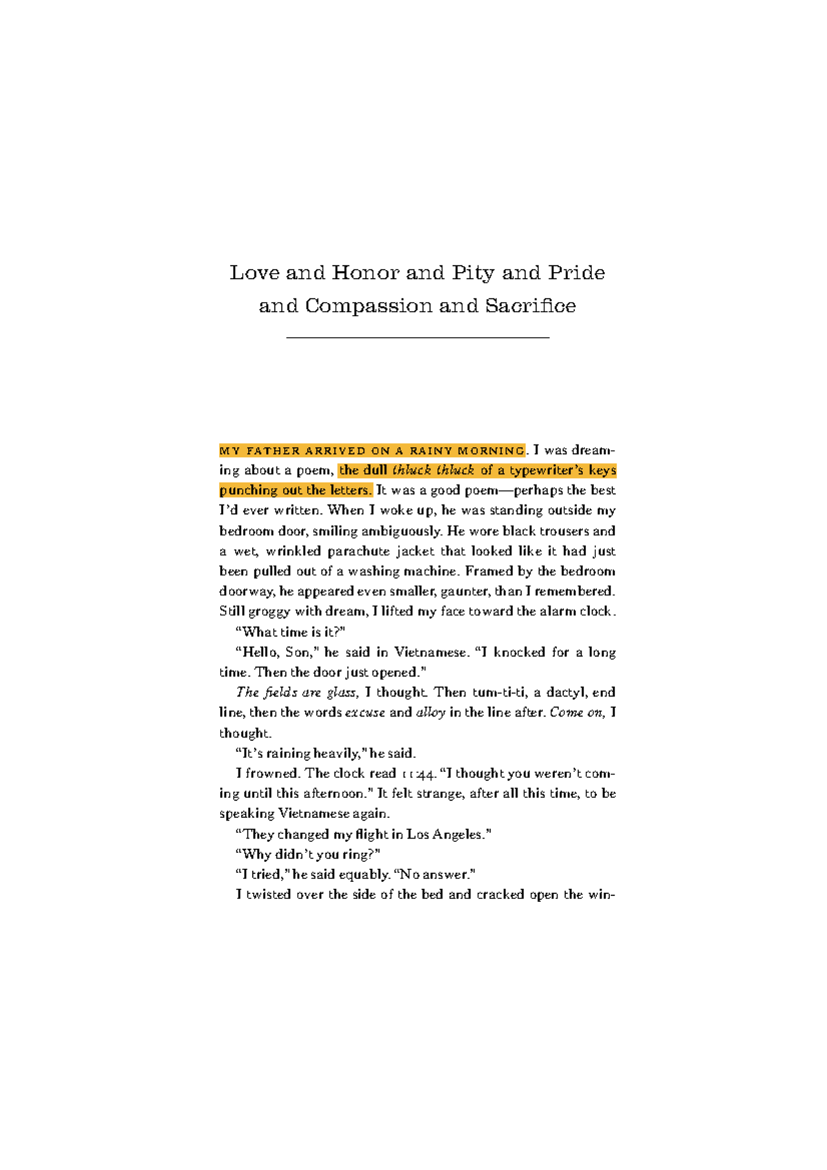 Love and honour.pdf copy - Love and Honor and Pity and Pride and ...