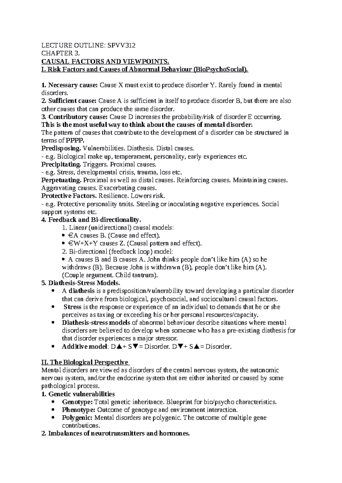 Lecture 2 Outline - It is summarized version - LECTURE OUTLINE: SPVV ...