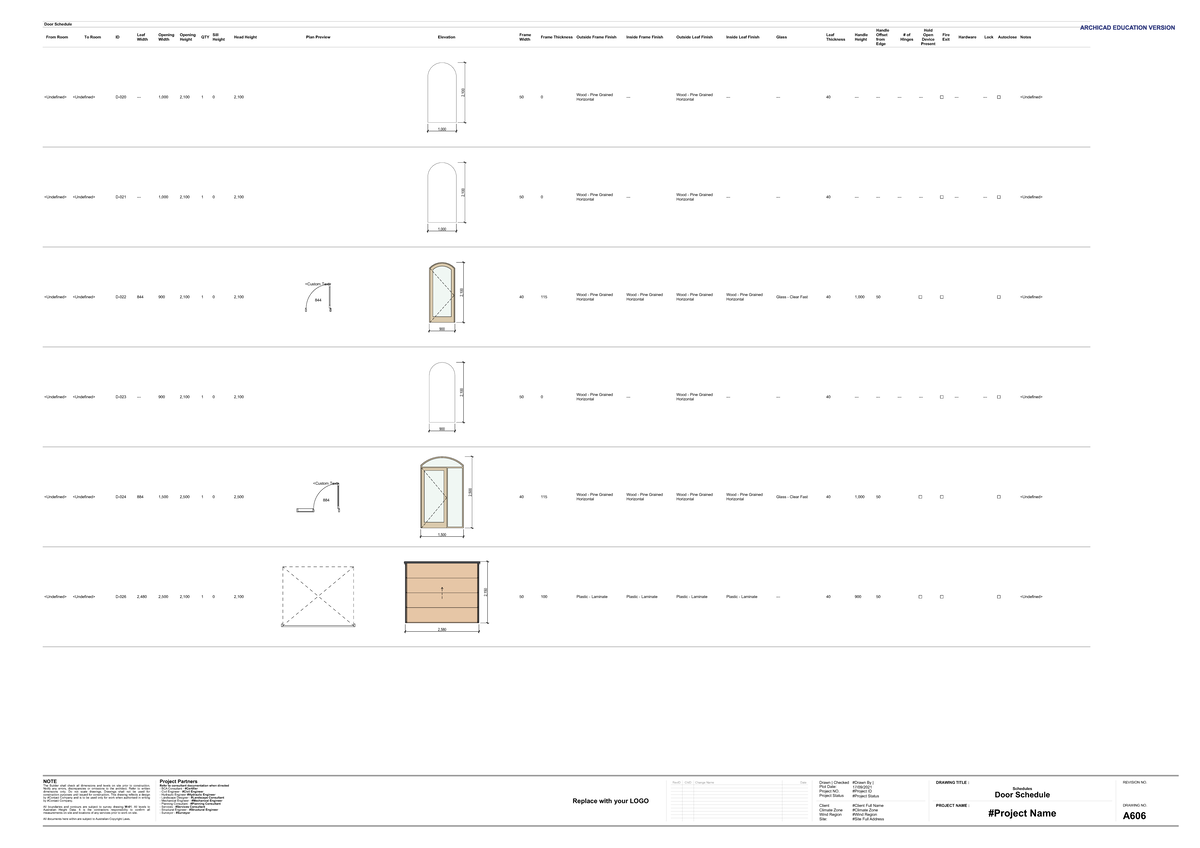 Door3 - Drawing and CAD - GSEducationalVersionNOTEThe Builder shall ...