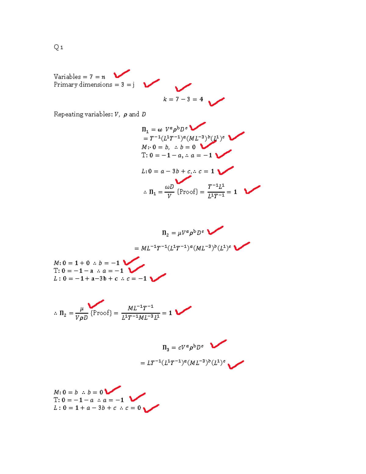 Test 1 Memo - Q 1 Variables = 7 = 𝑛 Primary dimensions = 3 = j 𝑘 = 7 − ...