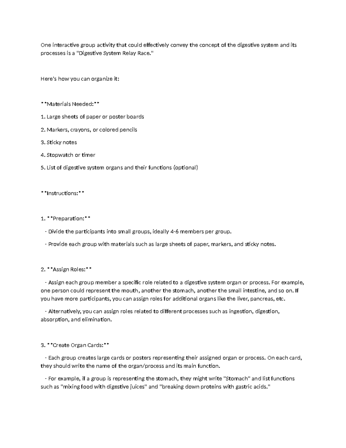 Interactive - " Here's how you can organize it: Materials Needed: Large ...