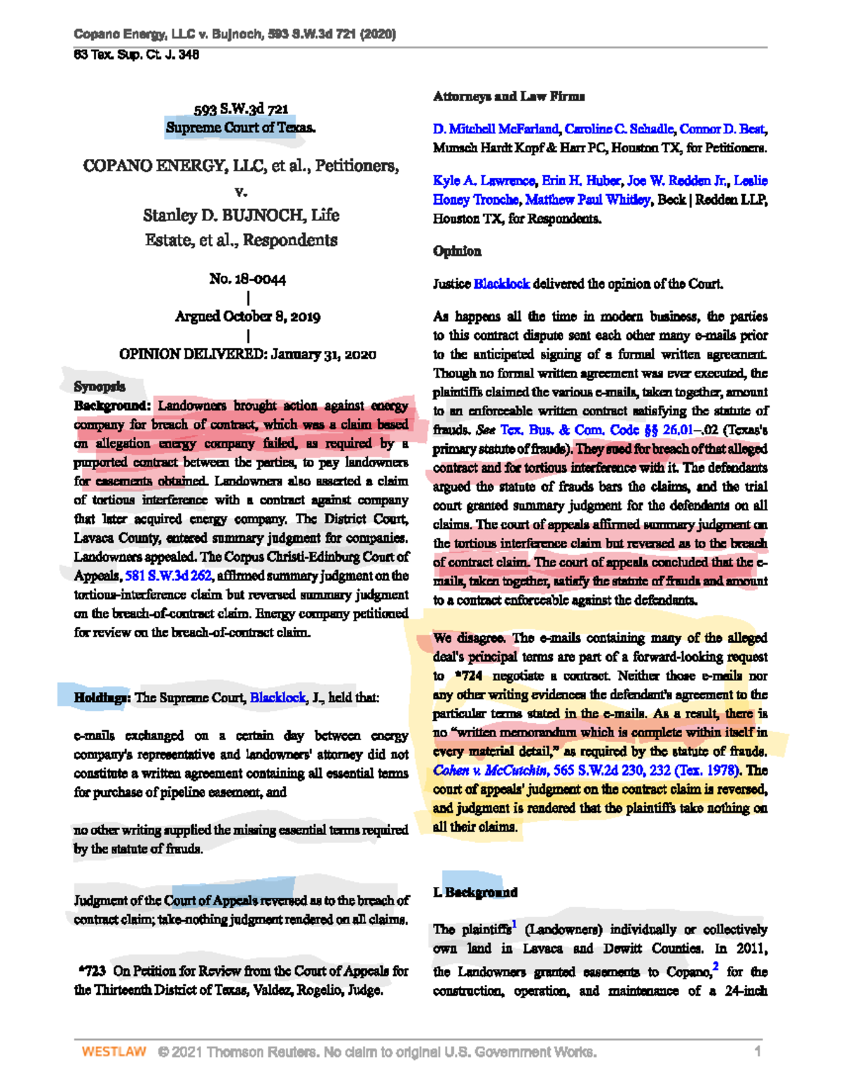 Copano v. Bujnoch - CNST 4302 - Studocu