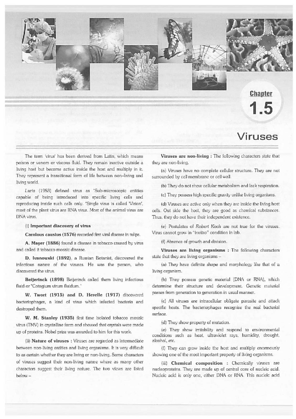 Viruses - +2 biology science - Studocu