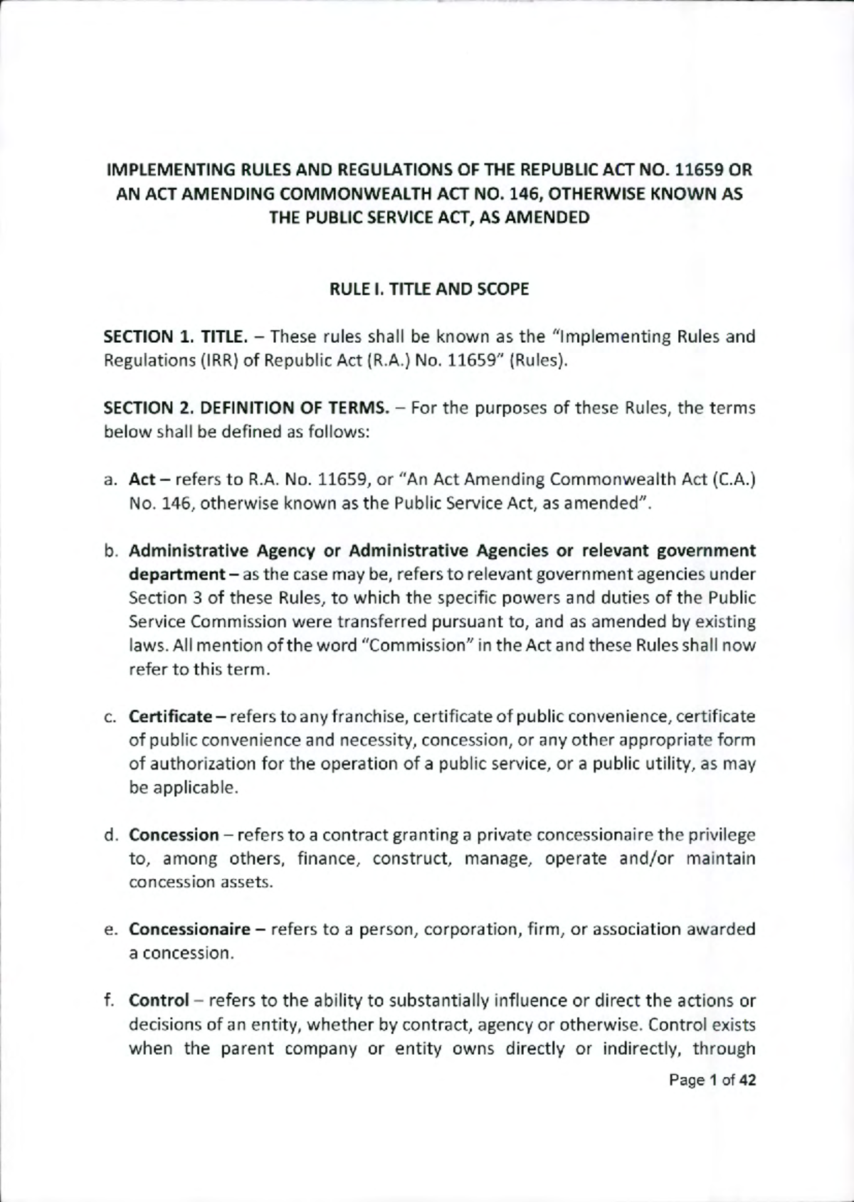 PSA-IRR 2023Mar20 - Under the Civil Code, there is an abuse of right when a right, although ...