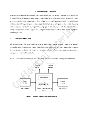 Lab Assessment - Introduction to Computer Concepts (COMP 1600) - The ...
