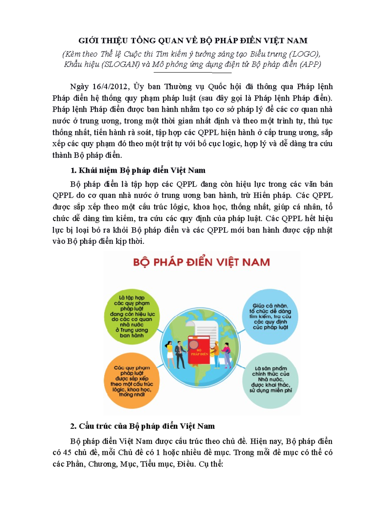 Gioi thieu Bo Phap dien - HUong dan thi BPD - GIỚI THIỆU TỔNG QUAN VỀ ...