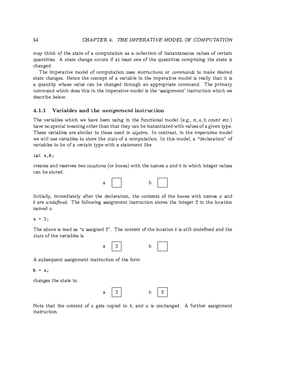 Javacomputing 4 Variables And The Assignment Instruction Assertions
