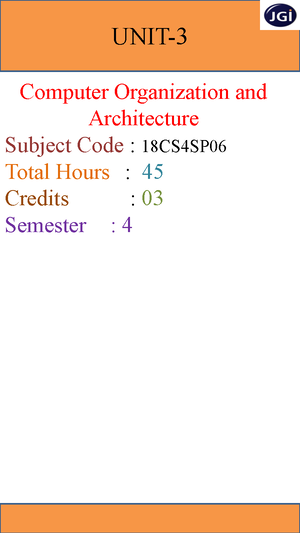 Question Bank solution COA consolidated - Module 1 Basic Structure of ...