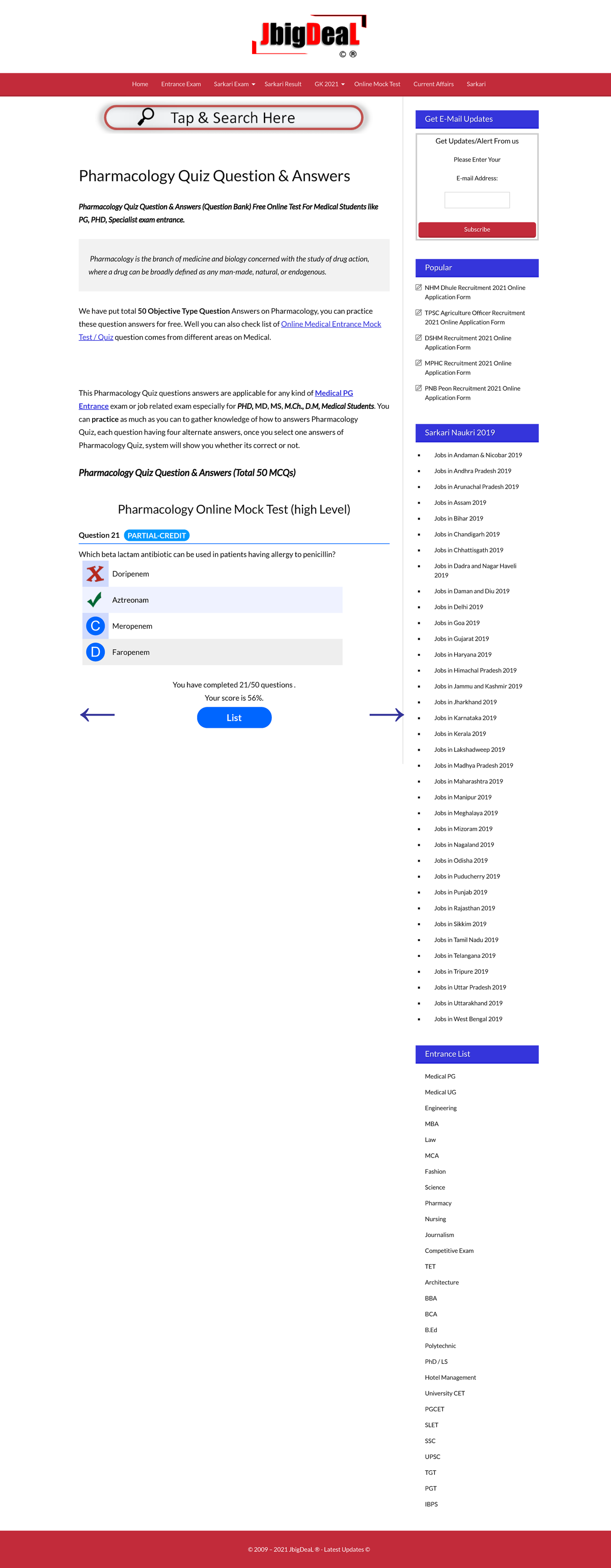 21 - notes on pharmaceutical preparations - ####### Get Updates/Alert ...