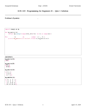 Hw8 - homework - ECE 105: Programming for Engineers II – Homework ...