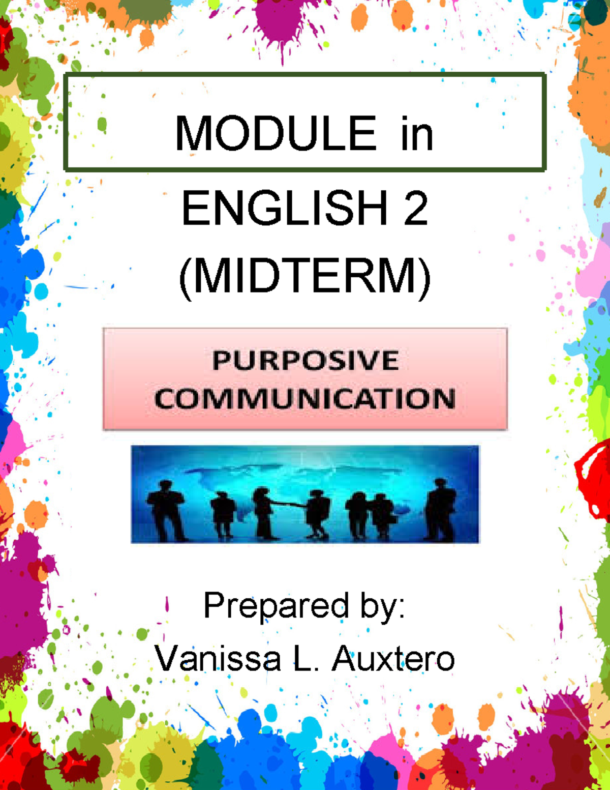 Midterm- English-2 Module - MODULE in ENGLISH 2 (MIDTERM) Prepared by ...