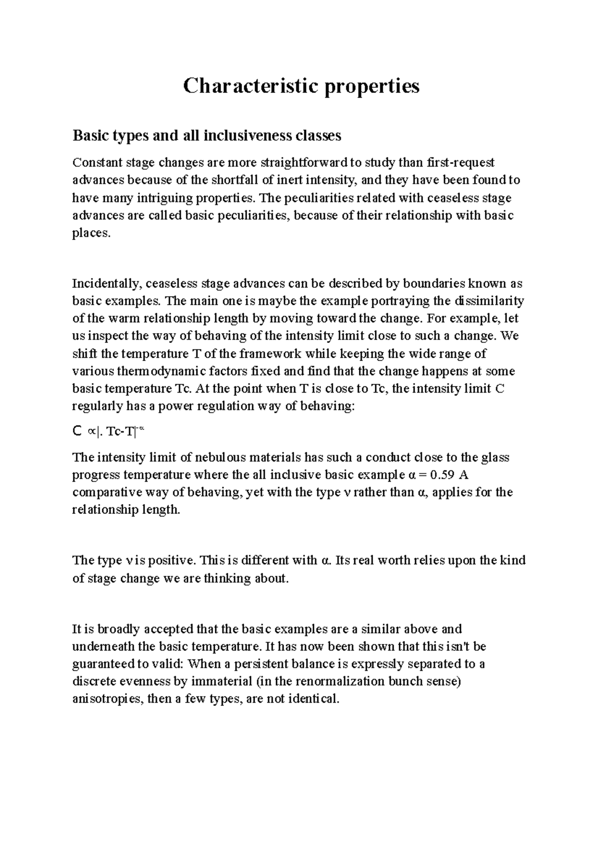 Characteristic propertie 1 - Characteristic properties Basic types and ...