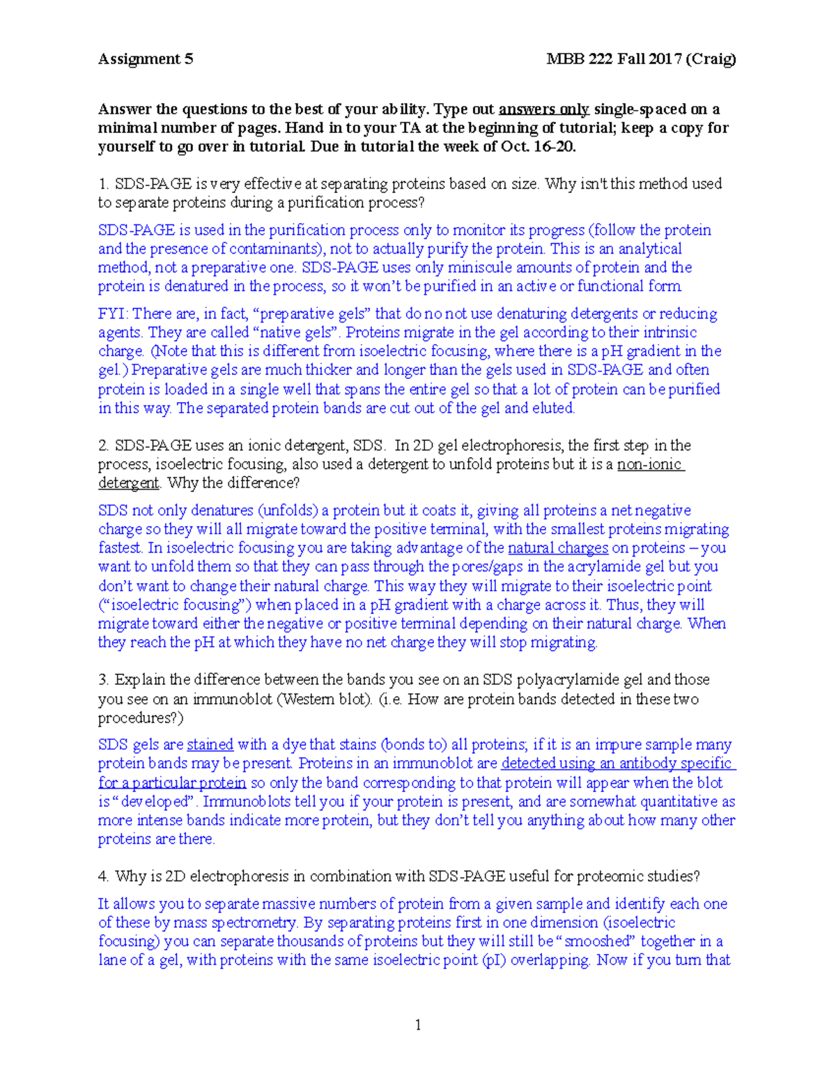 Tutorial 5, questions and answers - Assignment 5 MBB 222 Fall 2017 ...