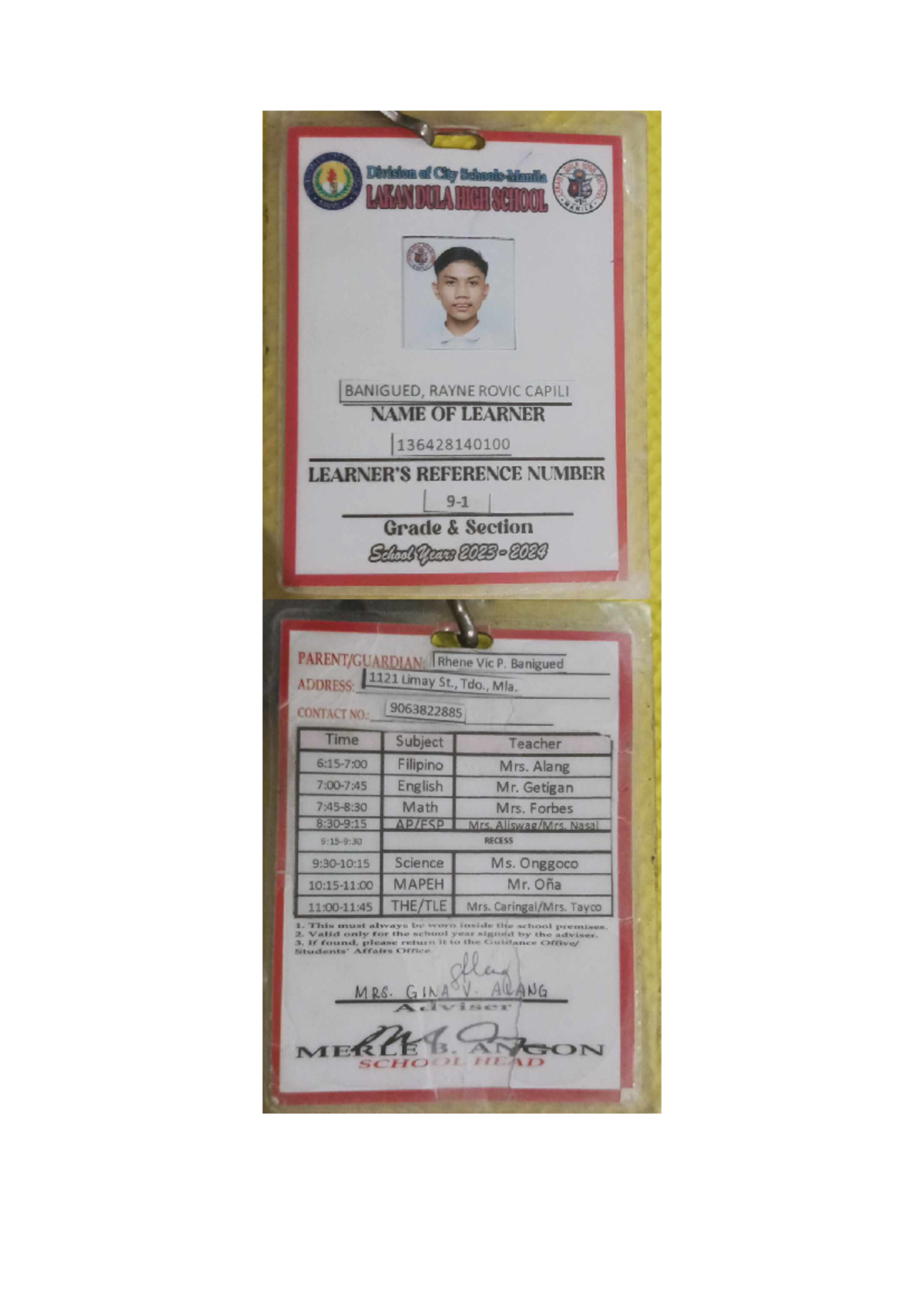 NEW - Notes - BULLA HIGH Division of City Schools Manila LAKANDULA HICH ...