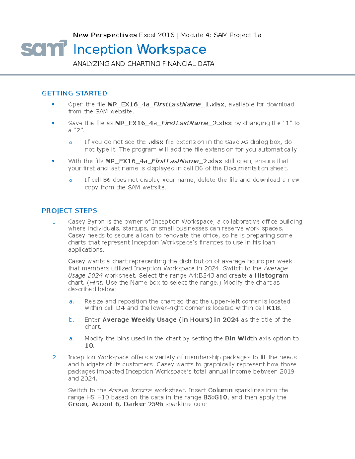 Instructions NP EX16 4a - Inception Workspace ANALYZING AND CHARTING ...