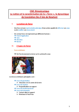 Dossier Analyse dynamique du geste sportif - Actuellement, nous allons ...