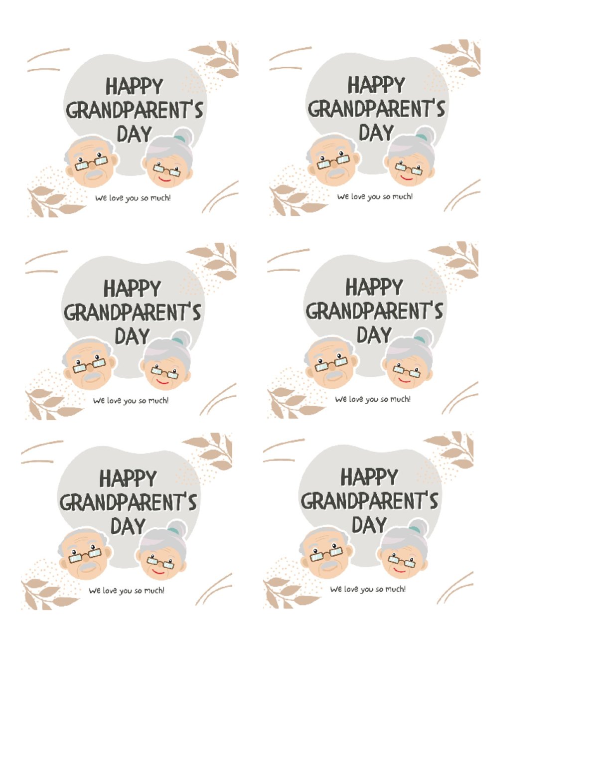 Grandparents day - The Teacher and the School Curriculum - HAPPY HAPPY ...