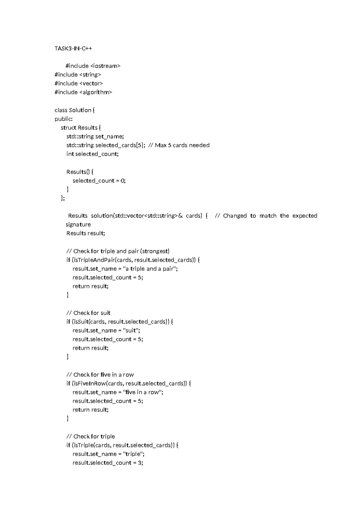 TASK3-c++ - code in c++ for coding - TASK3-IN-C++ #include #include - Studocu