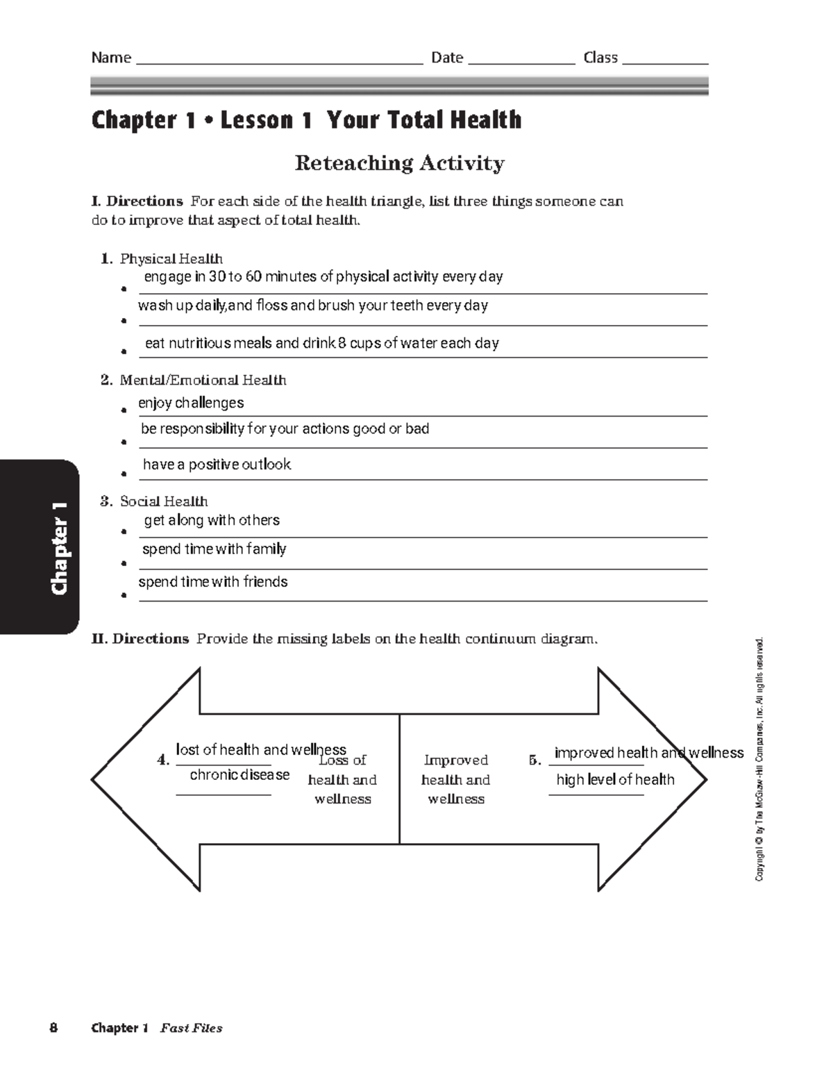 Bri'Onica Wallace - CH 1. Lesson 1 Reteaching - 8 Chapter 1 Fast Files ...