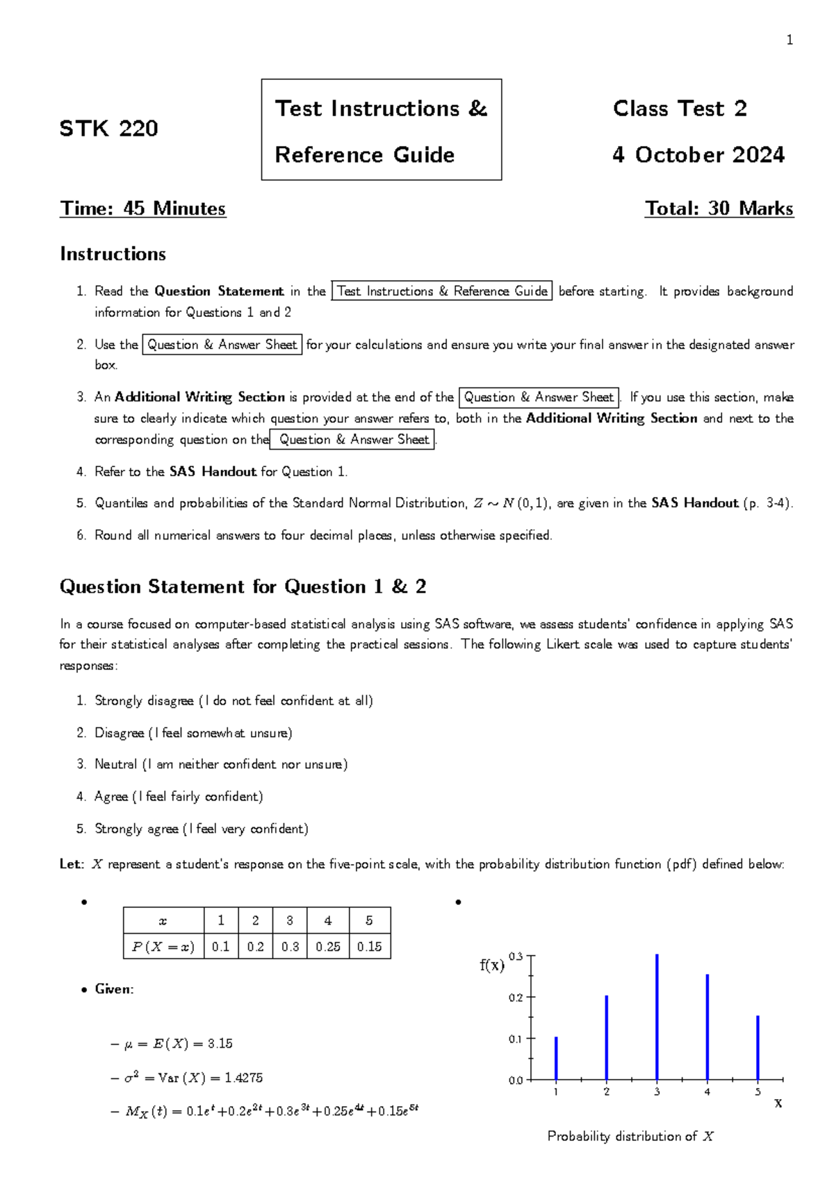 CT2 Instructions & Reference Guide - STK 220 Test Instructions ...