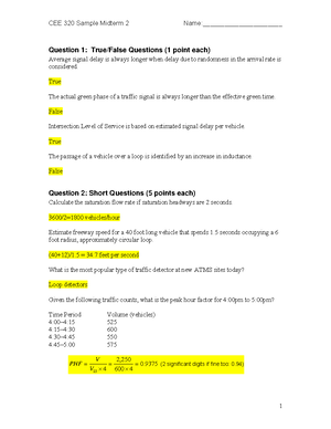 Transportation engineering course outline intro, planning and design ...