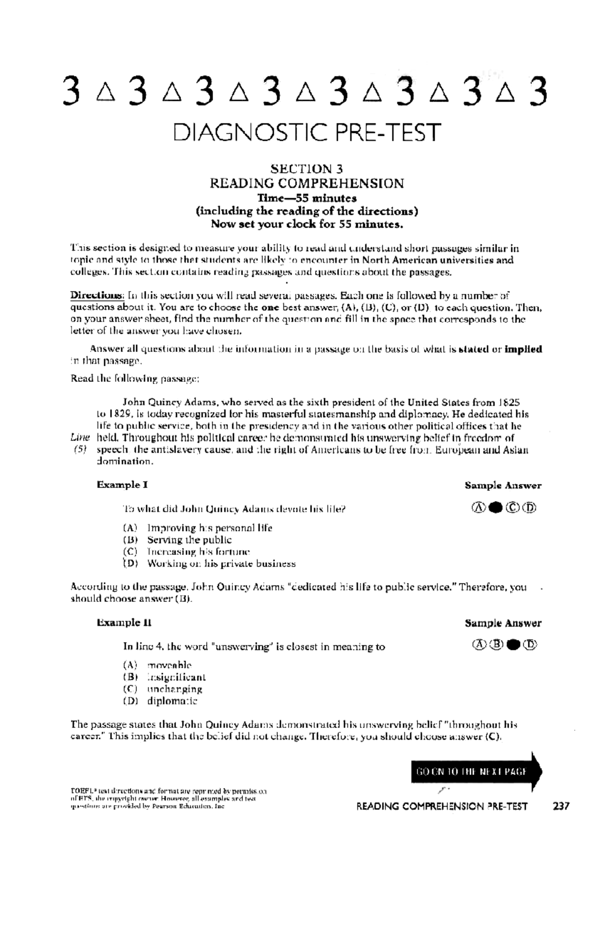 Ptep Course Reading Strategies Pretest Exercises - Dispen English - Studocu