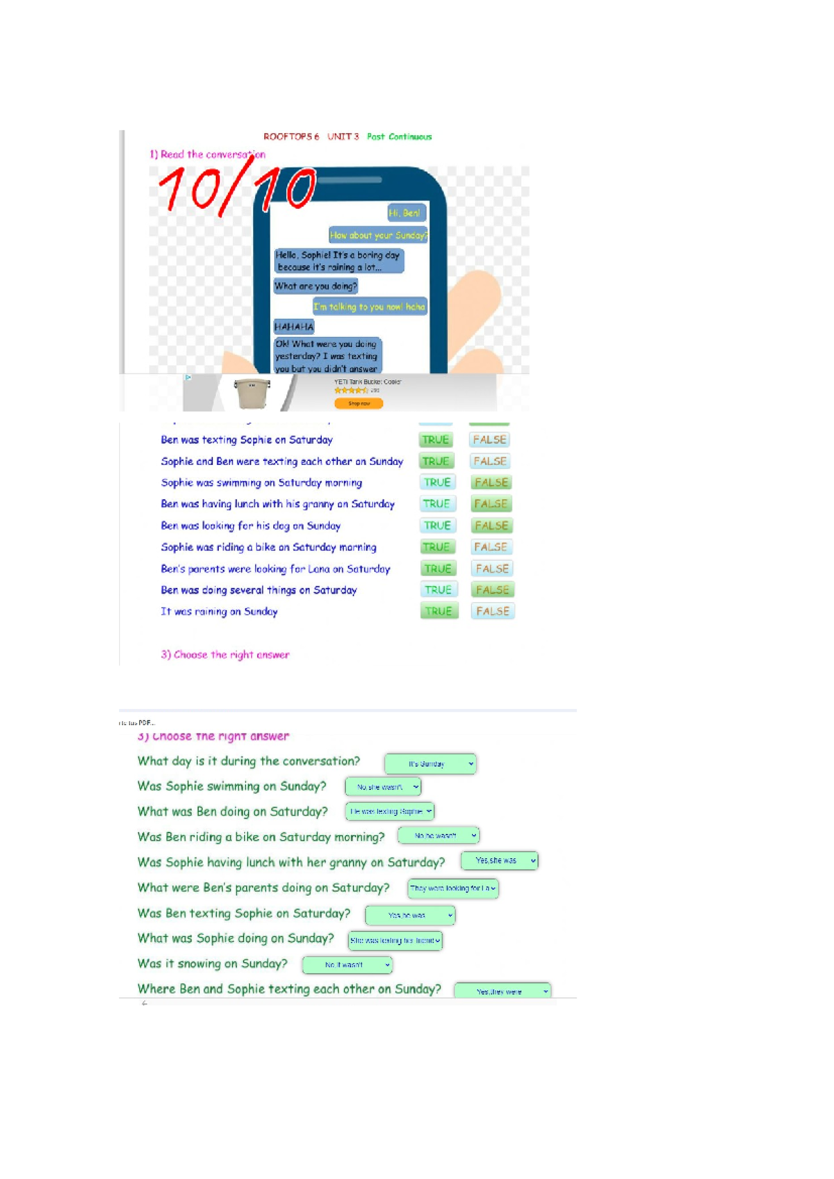 Doc2 Worksheets - Ingles 3 - Studocu