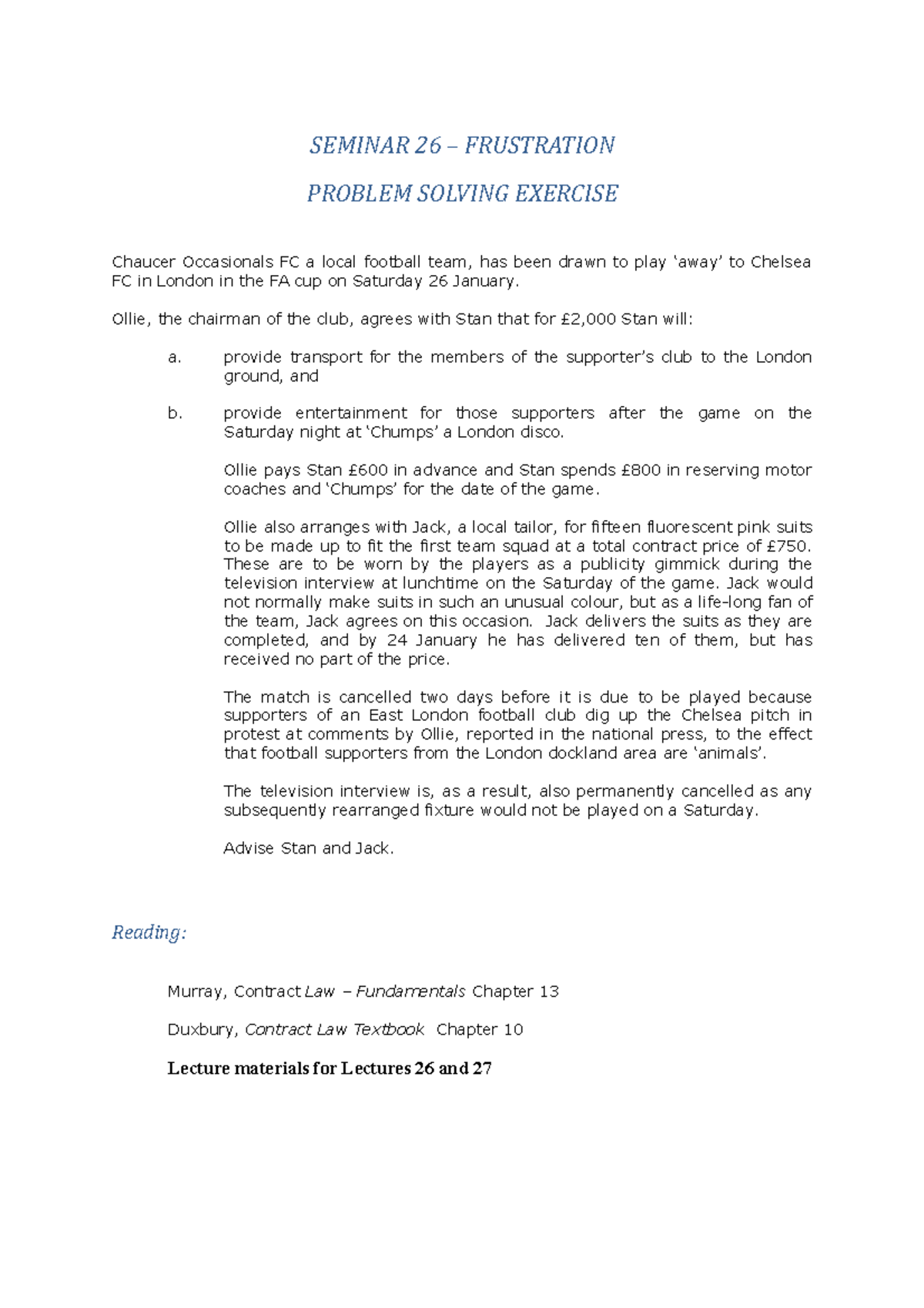 Seminar 26 Frustration Problem Solving - SEMINAR 26 – FRUSTRATION ...