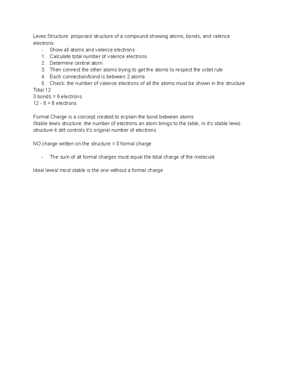 Organic Chem 203 Class - LAB REPORT - Lewis Structure: proposed ...
